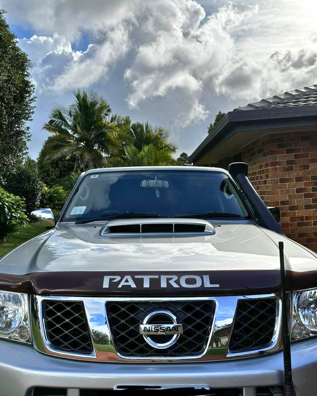 Nissan Patrol GU 4 Touring Bonnet Scoop — Fairline Fibreglass
