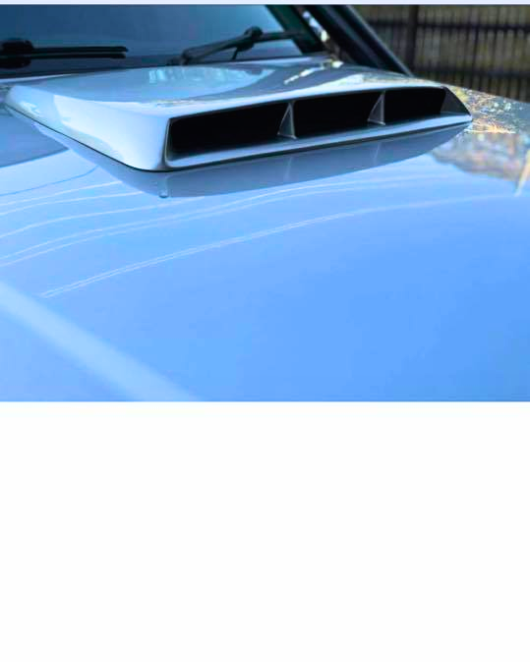 Nissan Patrol GU 4 Offroad Bonnet Scoop — Fairline Fibreglass