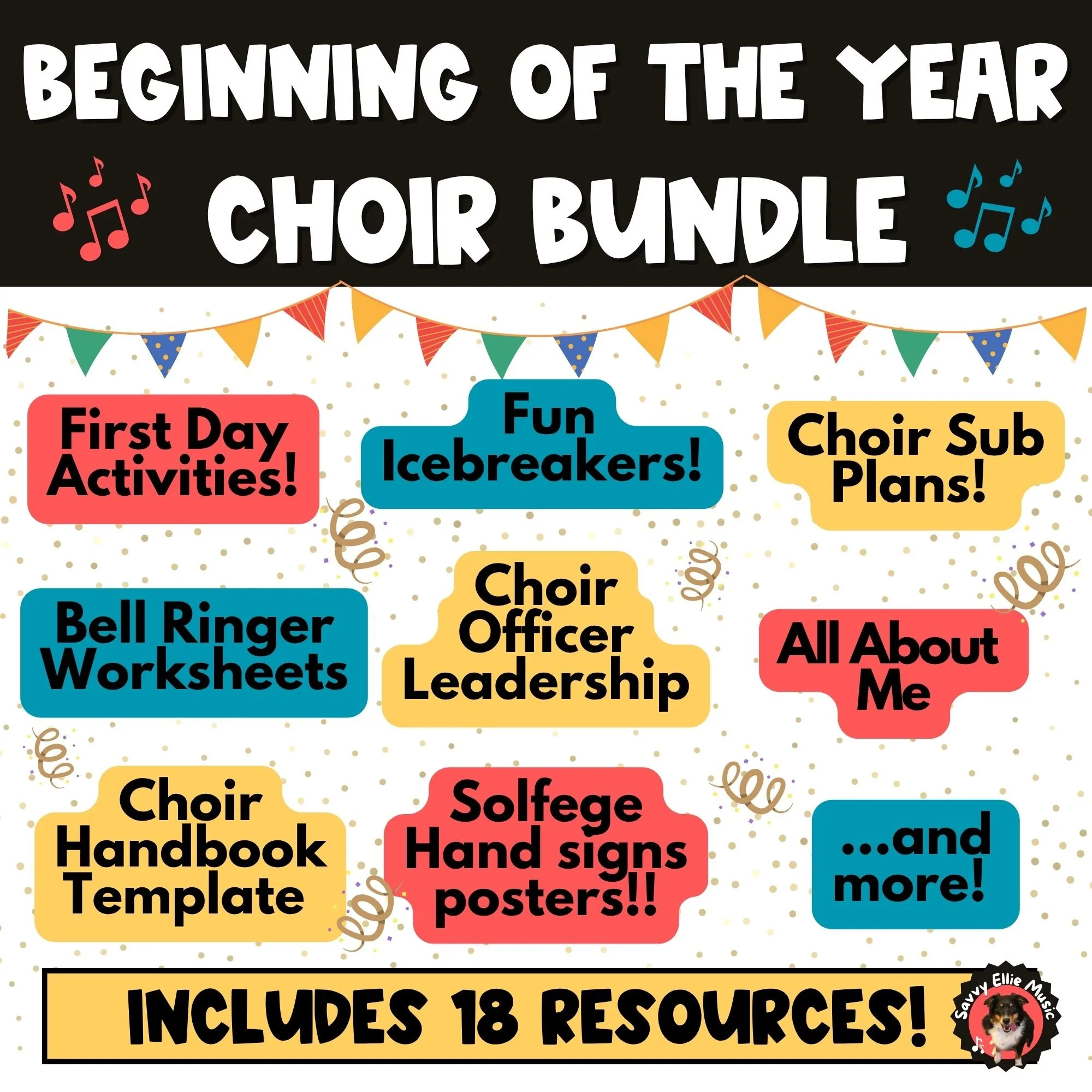 Beginning of the Year CHOIR Bundle - Back to School Choir Lesson Plans ...