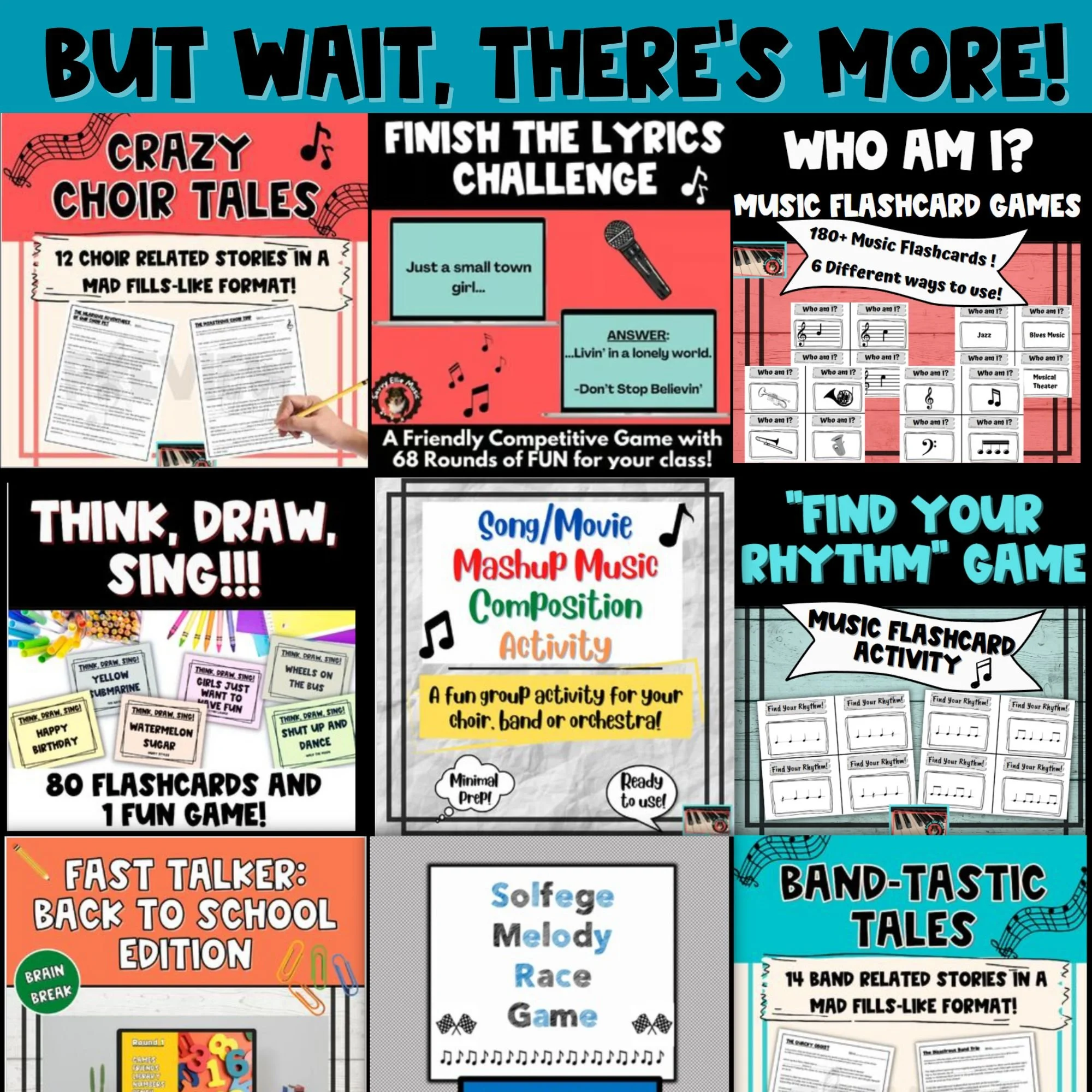 Choir Game & Music Activity Bundle for Middle School & High School ...