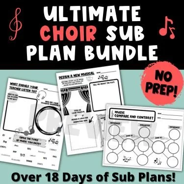 Choir Sub Plans Made Fun! 🎵⭐ — Savvy Ellie Music