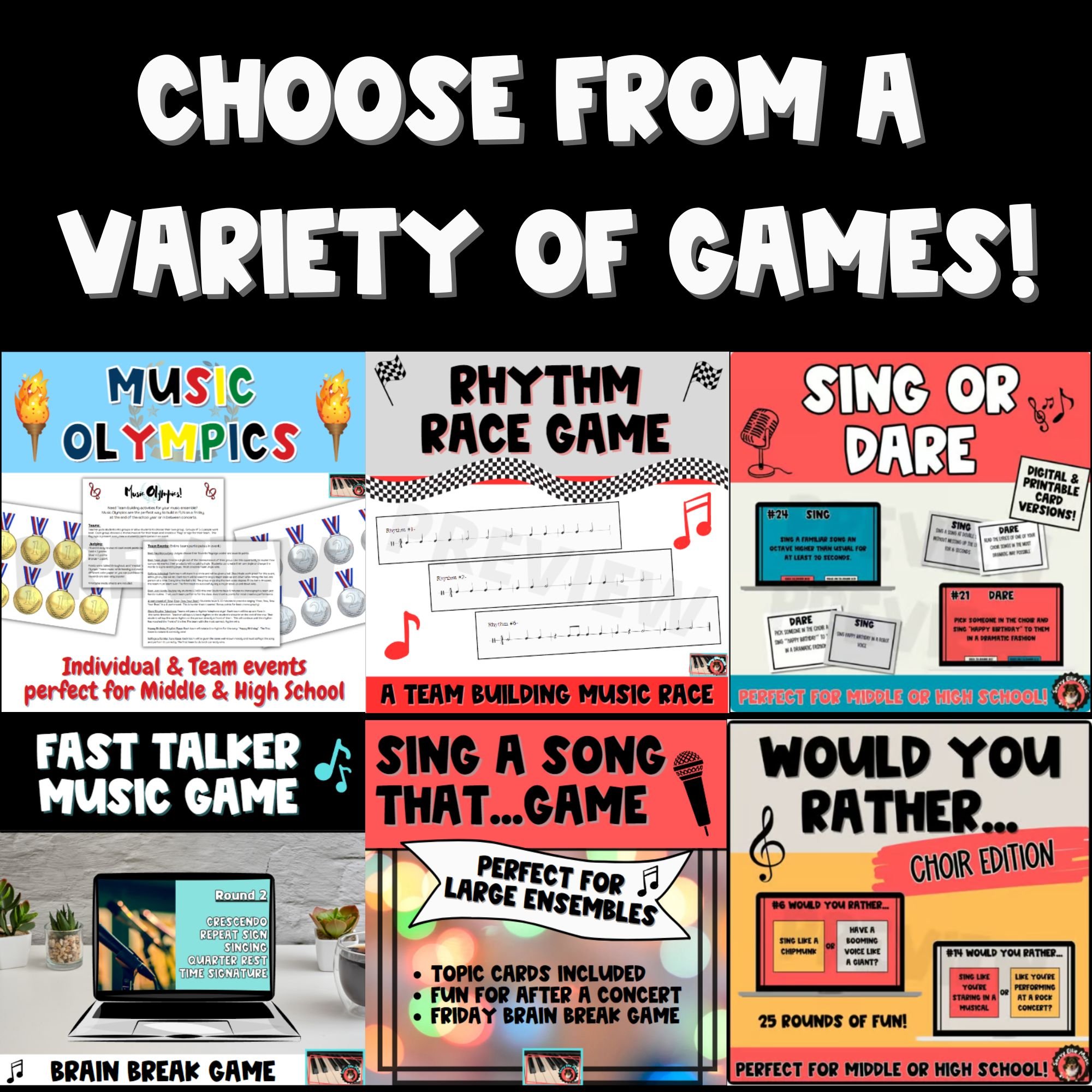 Rhythm Race Game - A Musical Team Building Activity for your Music Class