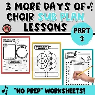 Choir Sub Plans Made Fun! 🎵⭐ — Savvy Ellie Music