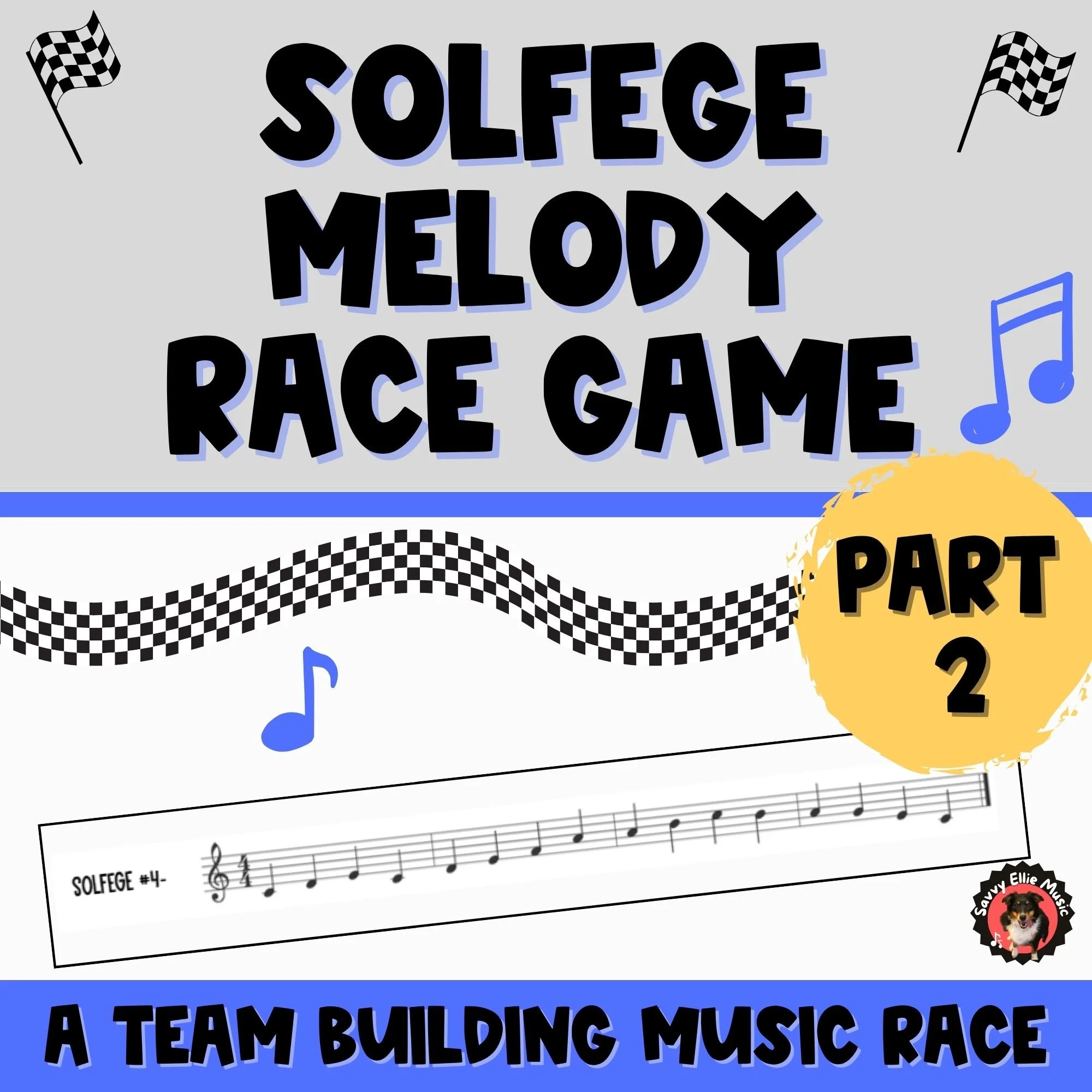 Solfege Melody Race Game - Part 2! A Musical Activity for your Choirs ...