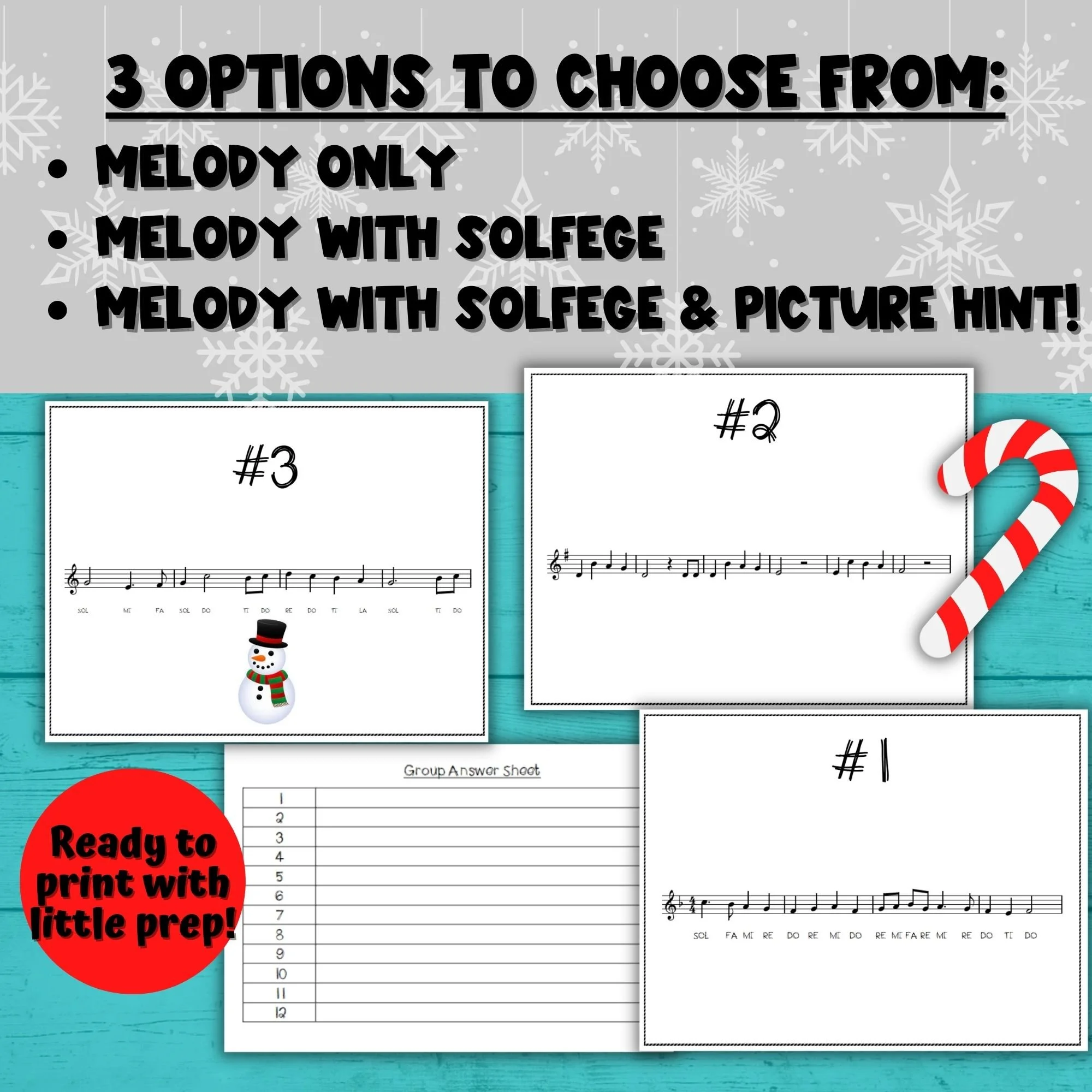 Holiday Solfege Race Singing Game for Choirs — Savvy Ellie Music