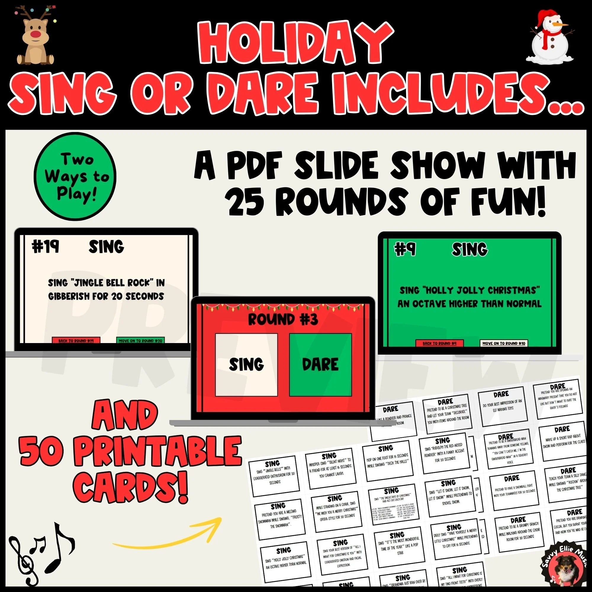 Singing Charades: Holiday Edition- A fun musical spin on a classic game ...
