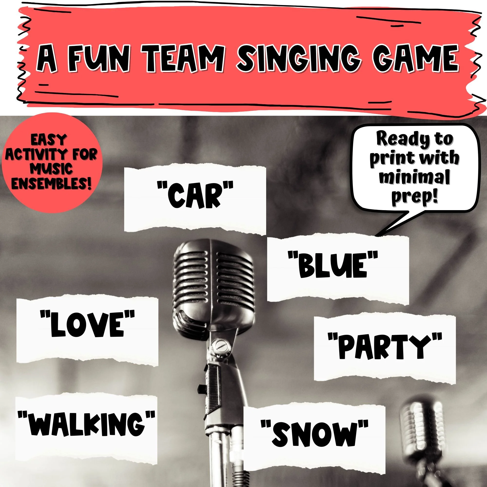 Sing a Song That... Music Singing Game - A Fun Brain Break for Music ...