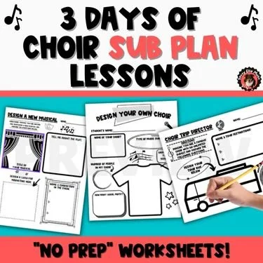 3 Days of Choir Sub Plans for the Non-Music Substitute 🤧🎶 — Savvy Ellie ...