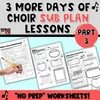 Choir Sub Plans Made Fun! 🎵⭐ — Savvy Ellie Music