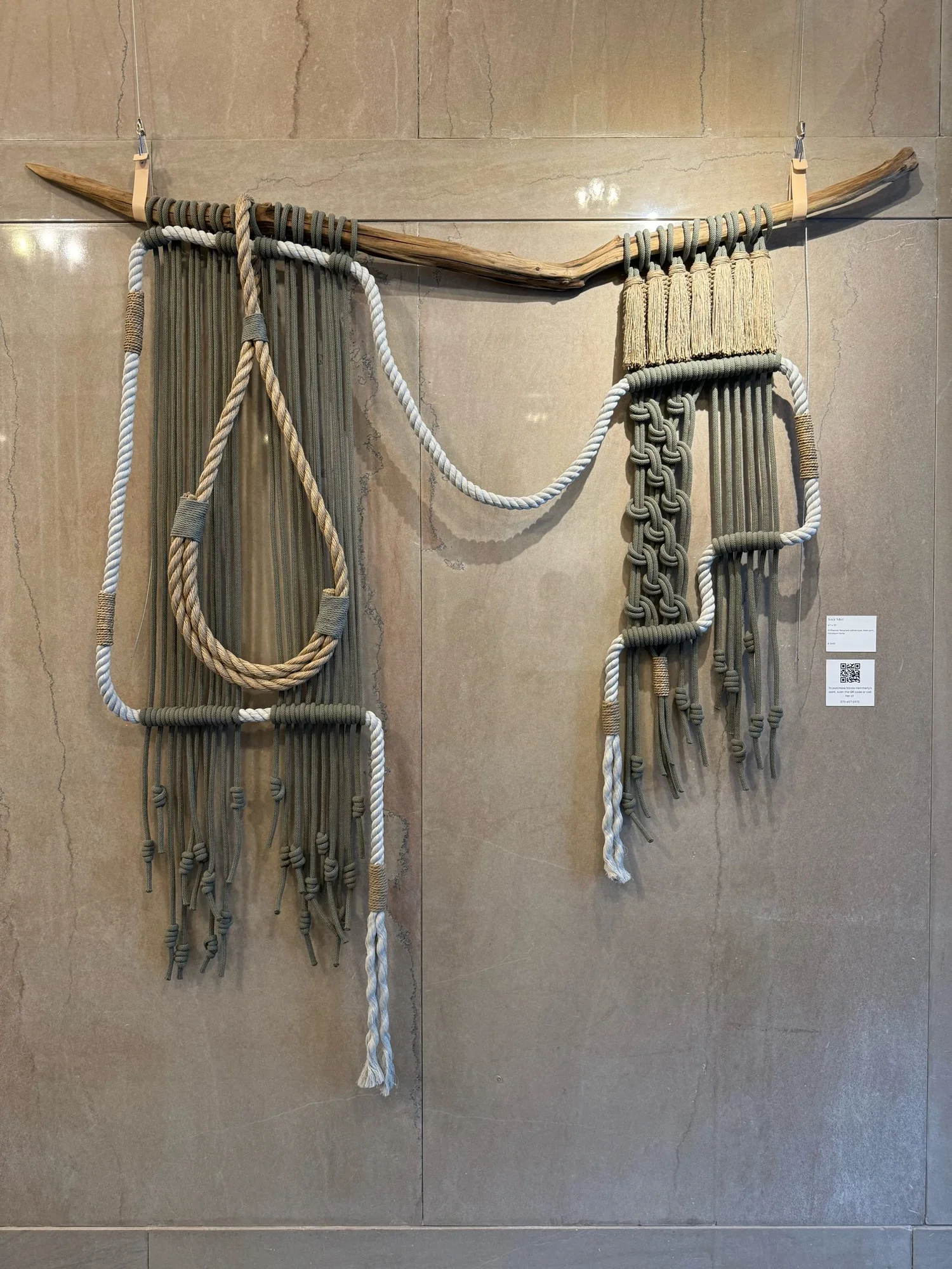 Macrame Wall Hanging "Totem" — MossHound Designs