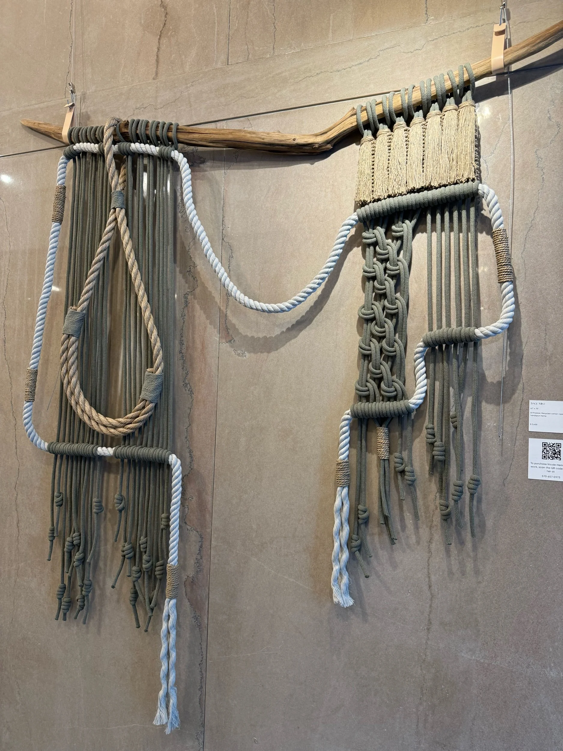 Macrame Wall Hanging "Totem" — MossHound Designs