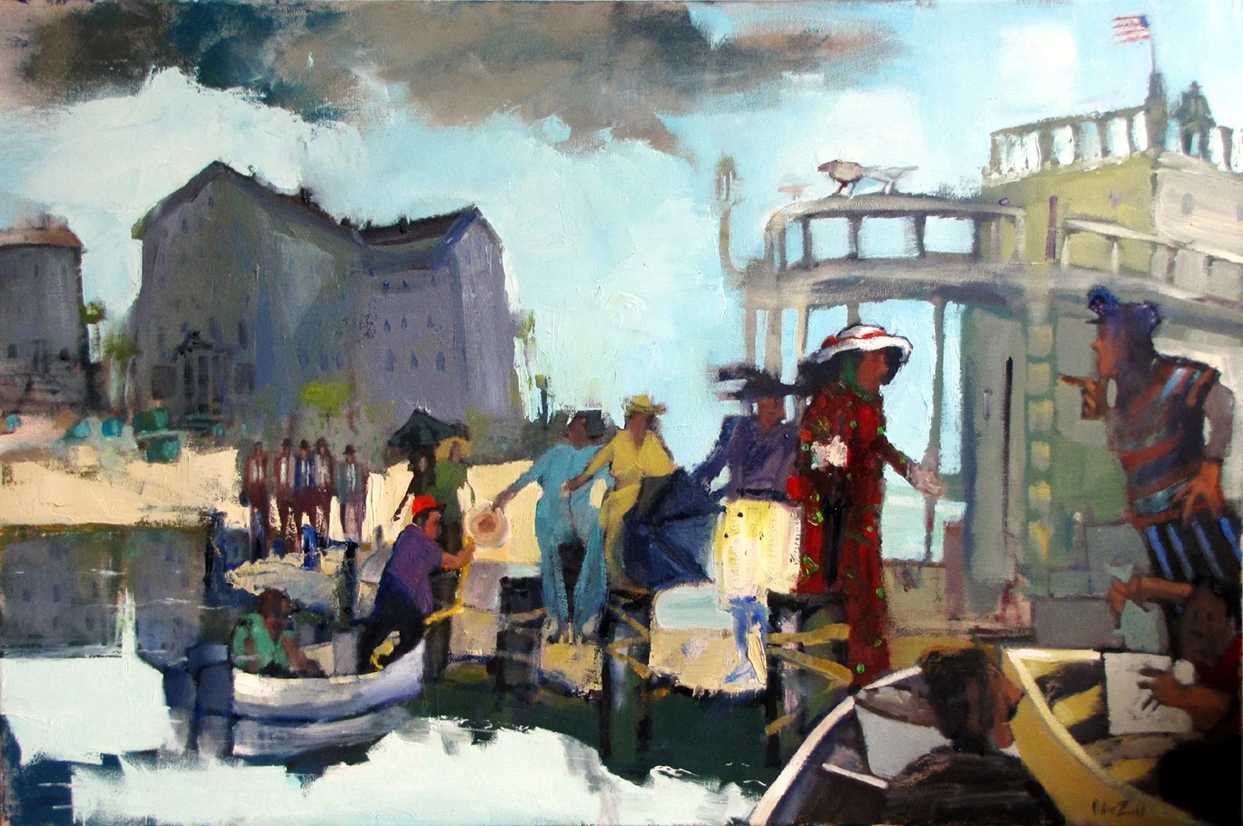 Urban Scenes — Peter Zell Fine Art Oil Paintings and Watercolors
