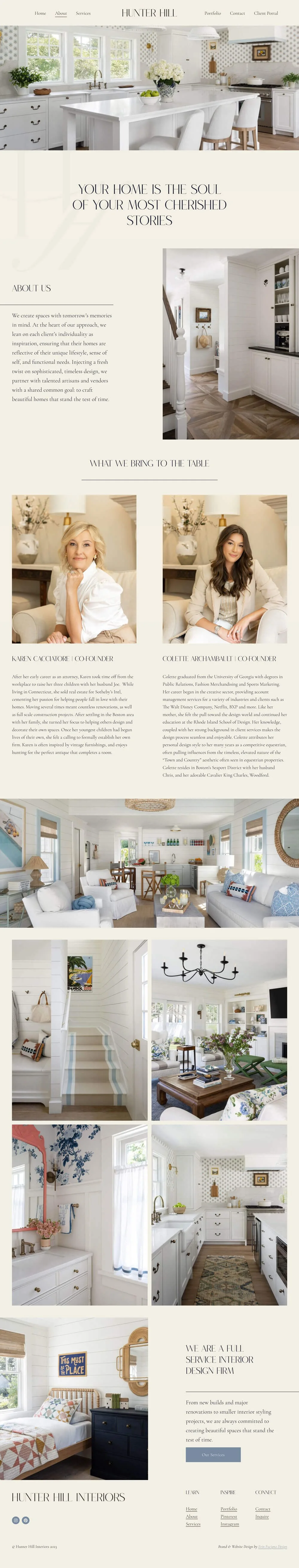 HUNTER HILL INTERIORS — Studio Fooch LLC