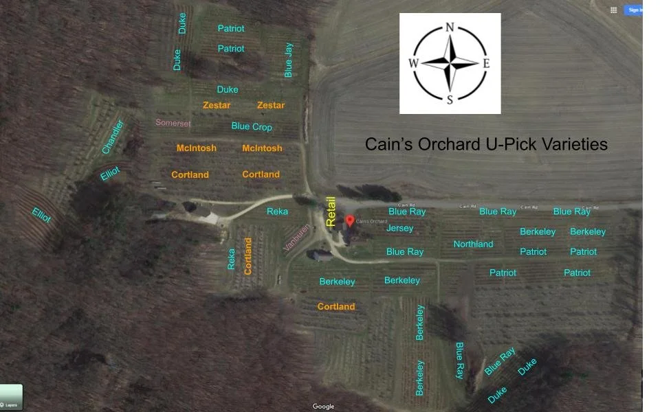 Orchard Maps — Cain's Orchard
