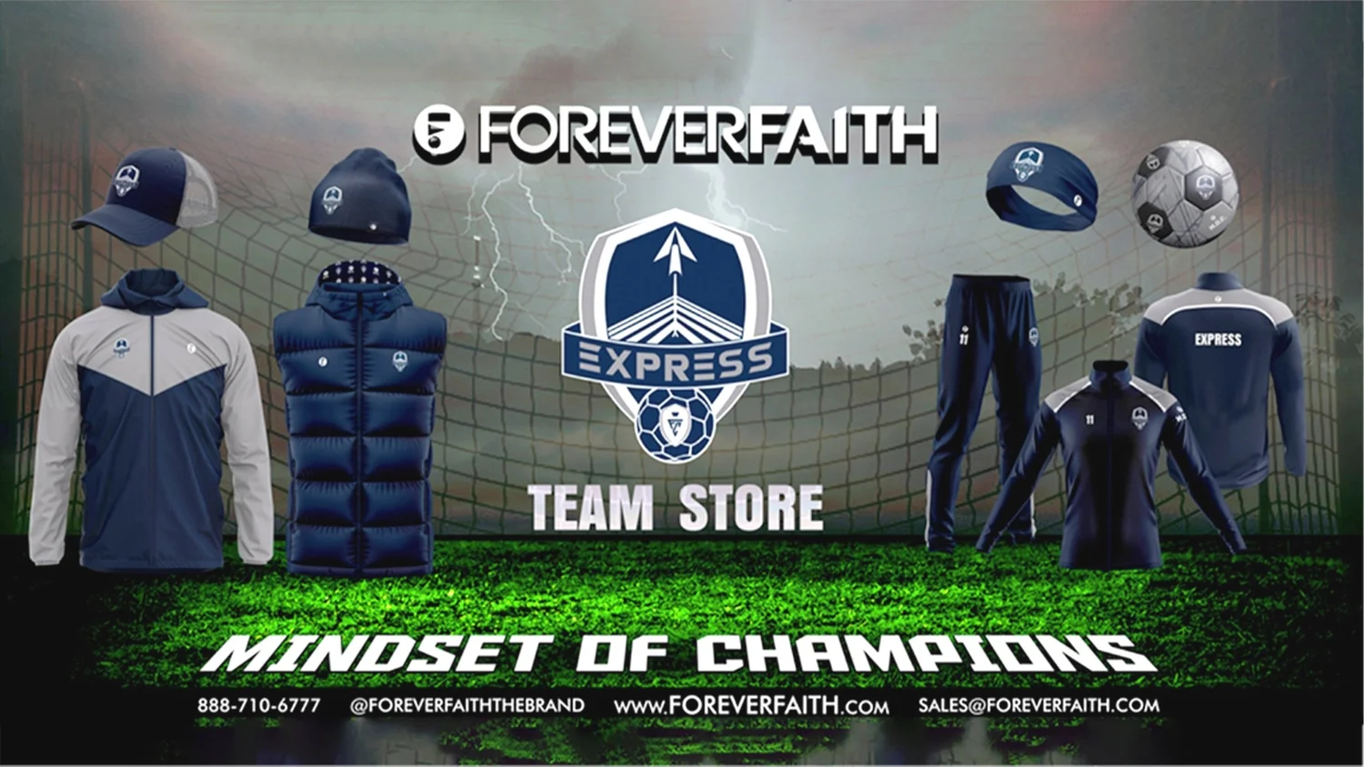 BA Express Soccer Team Store — Forever Faith - Mindset of Champions