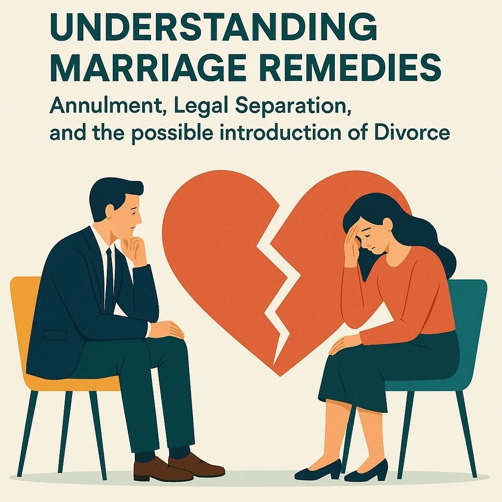 Annulment, Legal Separation, and the Possible Introduction of Divorce ...
