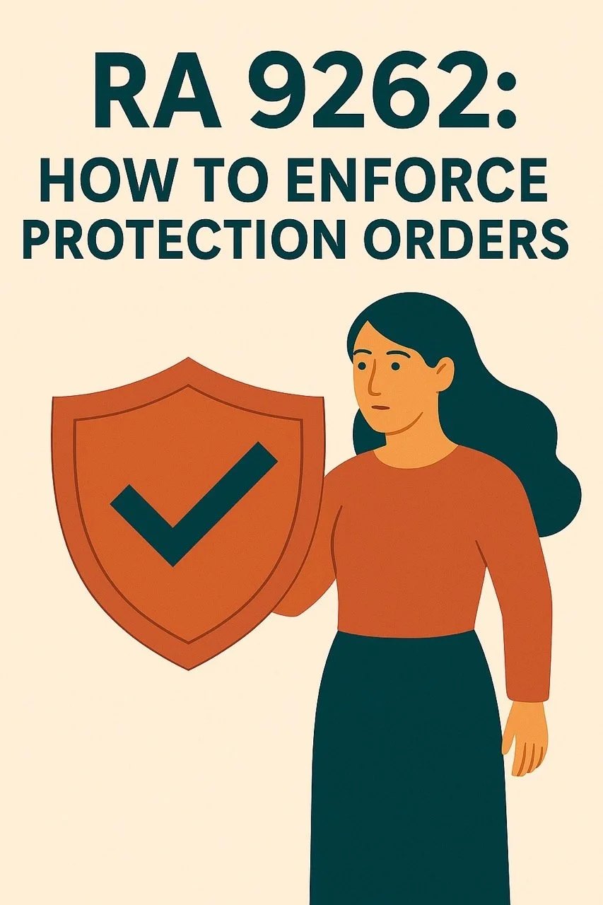 RA 9262: How to Enforce Protection Orders — Valerio and Associates Law ...