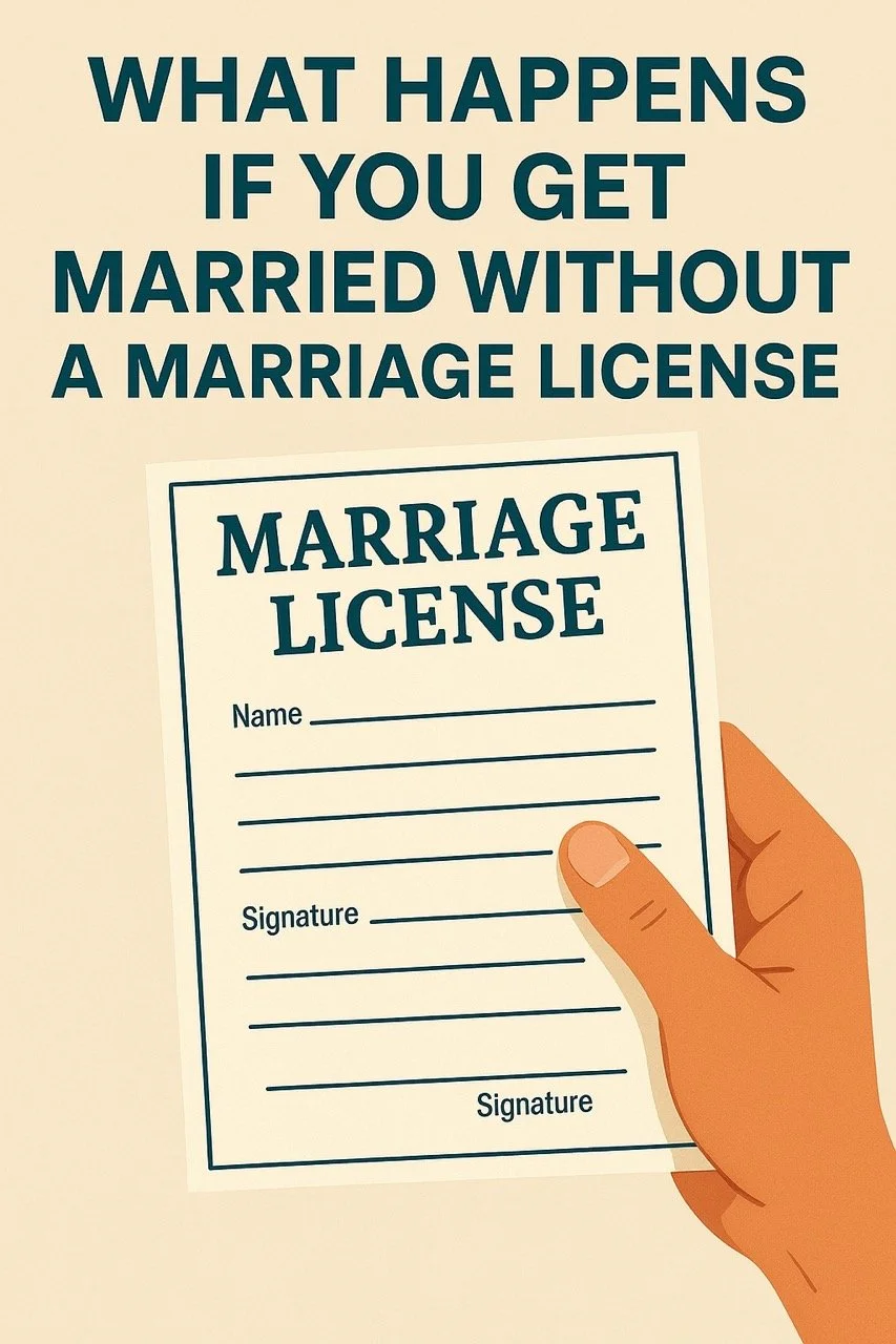 What Happens If You Get Married Without a Marriage License in the ...