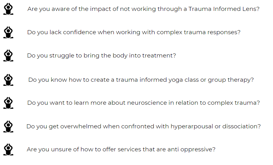 TCTSY Trauma Sensitive Yoga Online 20 Hour Foundational Training June ...