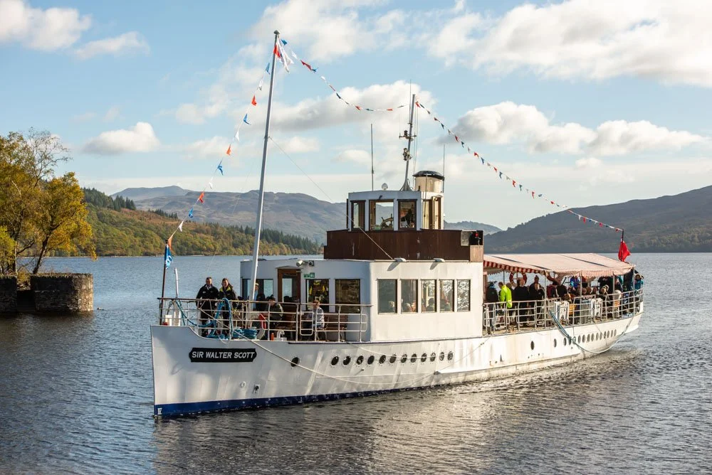 Loch Katrine Cruises Boats, including Steamship Sir Walter Scott — Loch ...