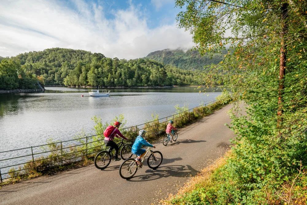 Guide to cycling at Loch Katrine — Loch Katrine Cruises