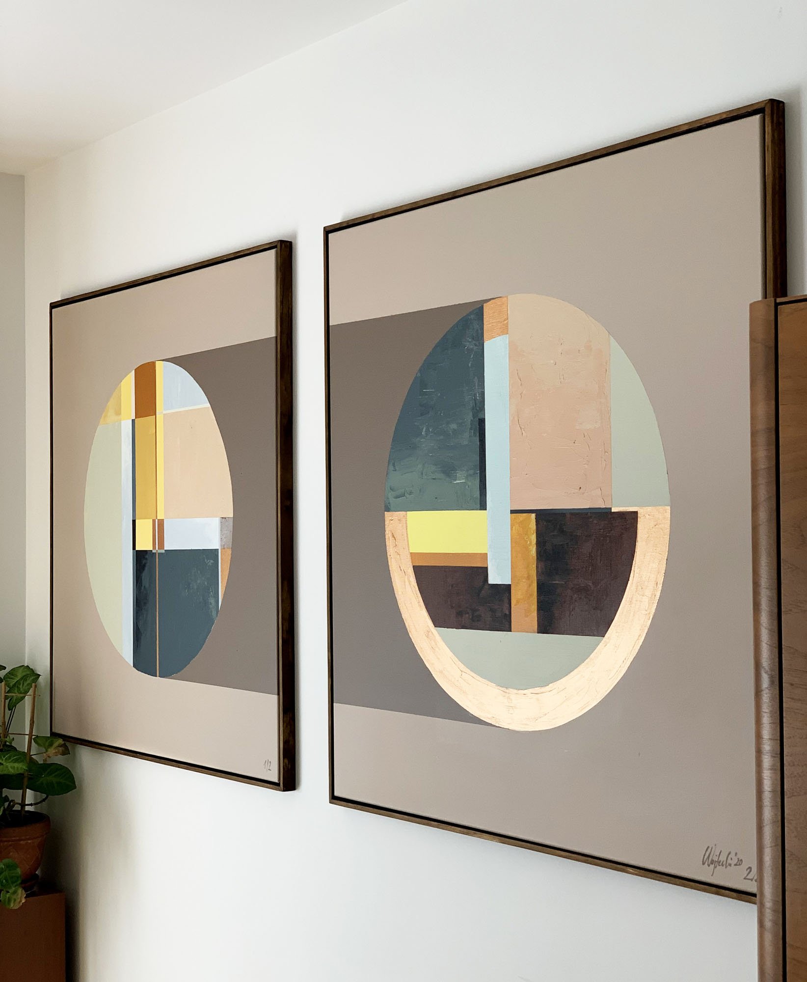 Obraz Coffee Break - dyptyk — Piotr Wojtecki