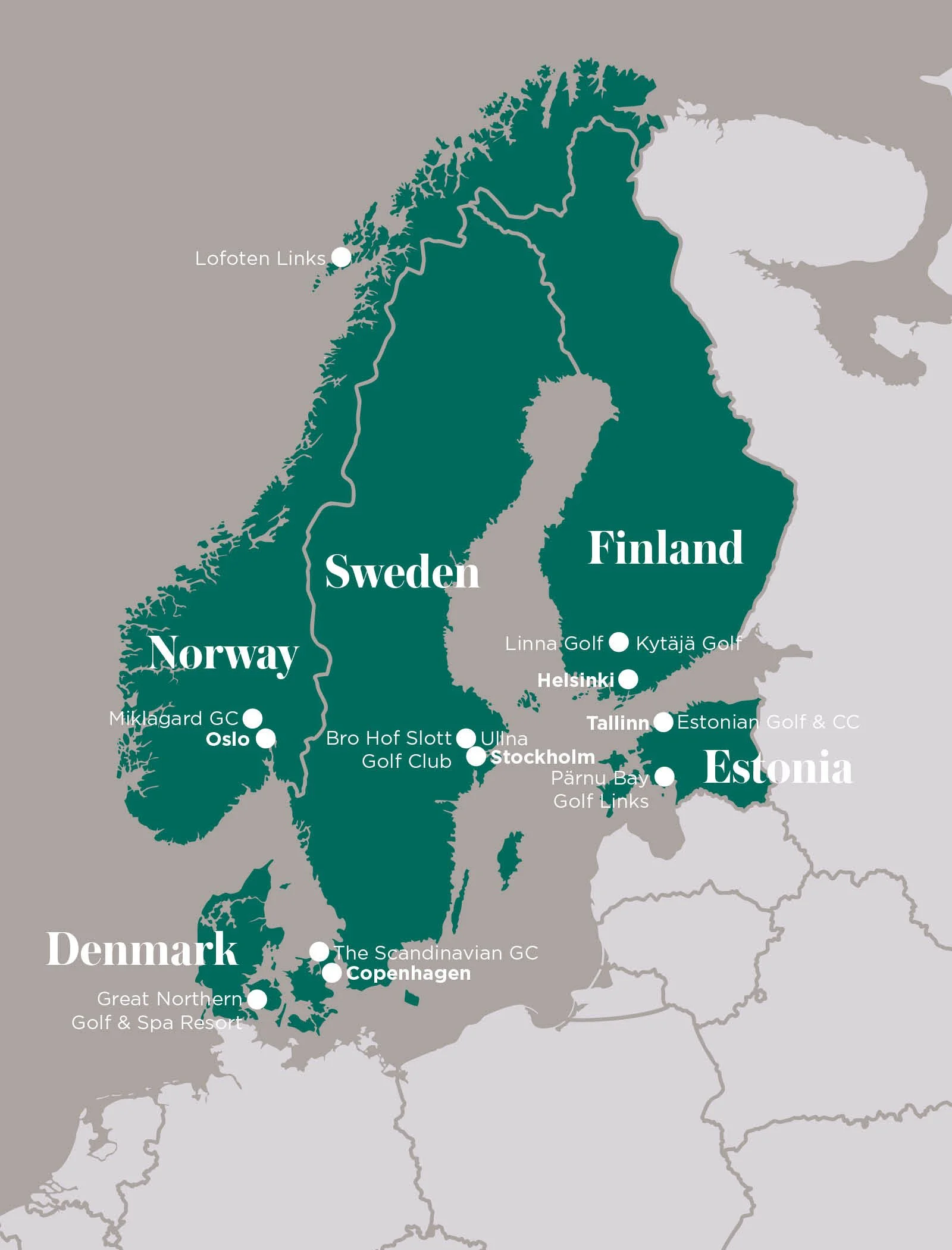 Viking Trail, Scandinavia Itinerary — Golf Traveller
