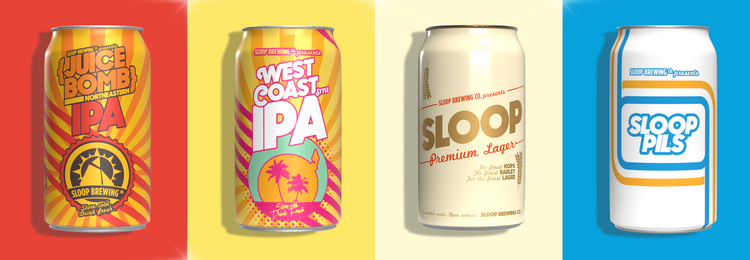CANS TO GO — SLOOP BREWING CO.