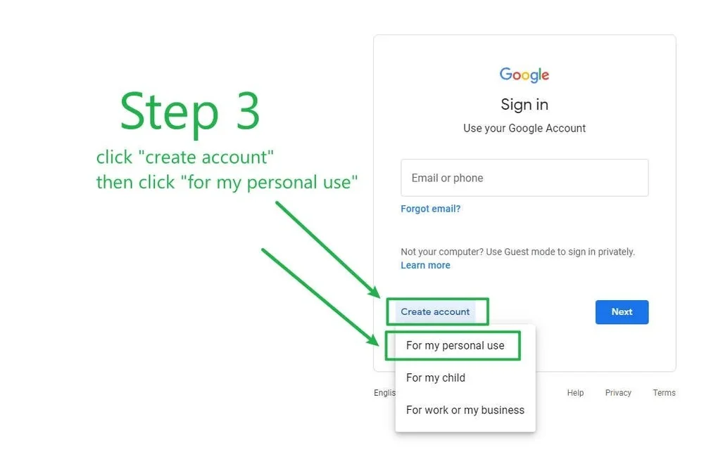 How to Create a Google Account with Any Email Address — BlueSwitch
