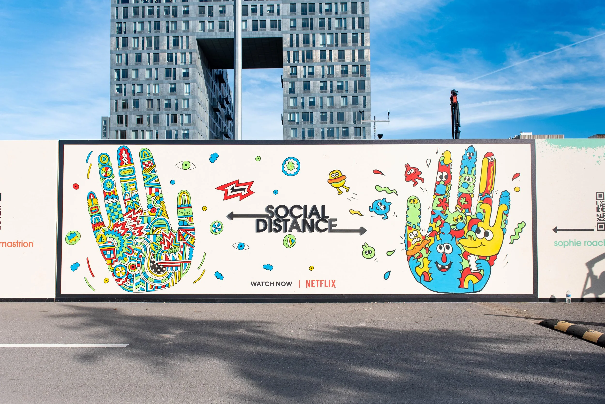 Live Mural - Netflix - Brooklyn, NY (2020) — Sophie Roach