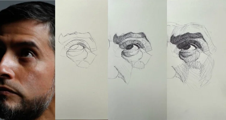 Cross Contour Drawing - The Definitive Guide (2024) — How To Practice ...