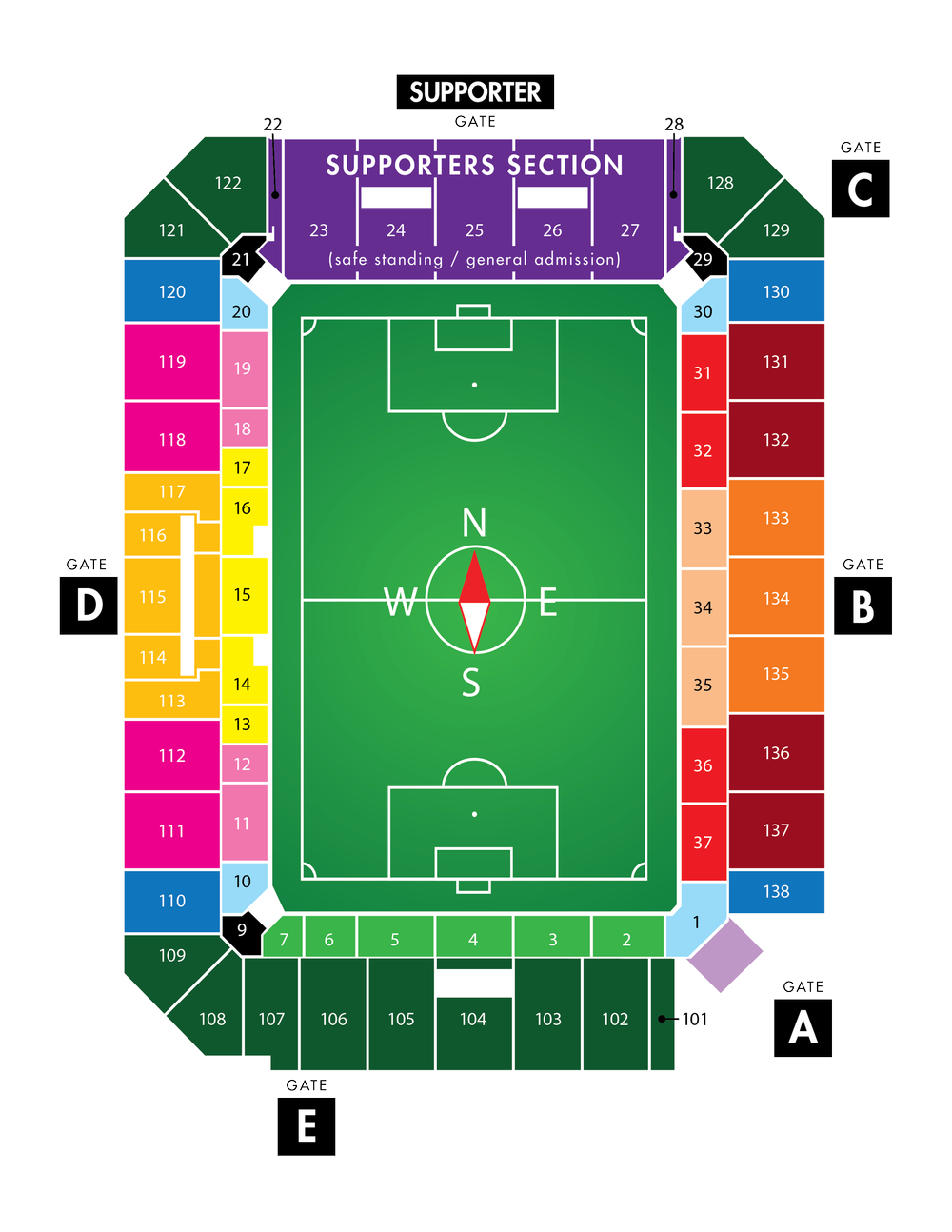 Maps — Inter&Co Stadium