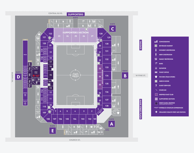 Maps — Inter&Co Stadium