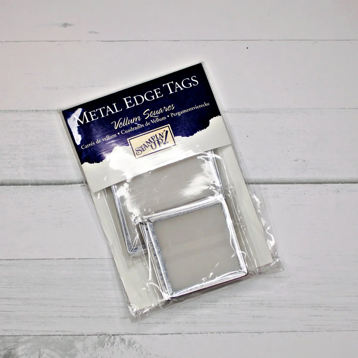 Metal Edge Tags - Vellum Squares — Bonnie Hershfeldt Independent ...