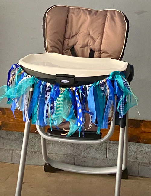 How to Make a DIY High Chair Banner — The Birthday Party Mama