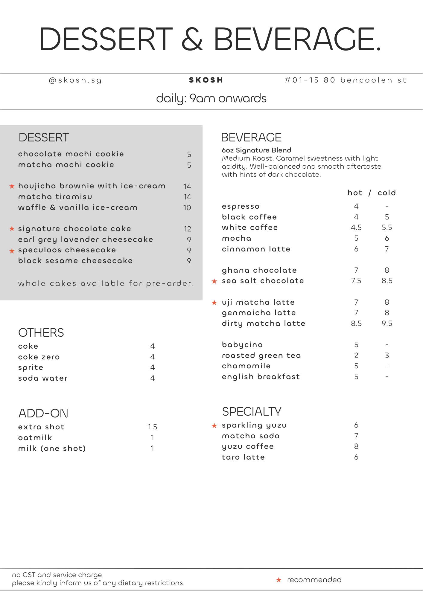 Discover Japanese-Inspired Eats | SKOSH NAFA in Bencoolen