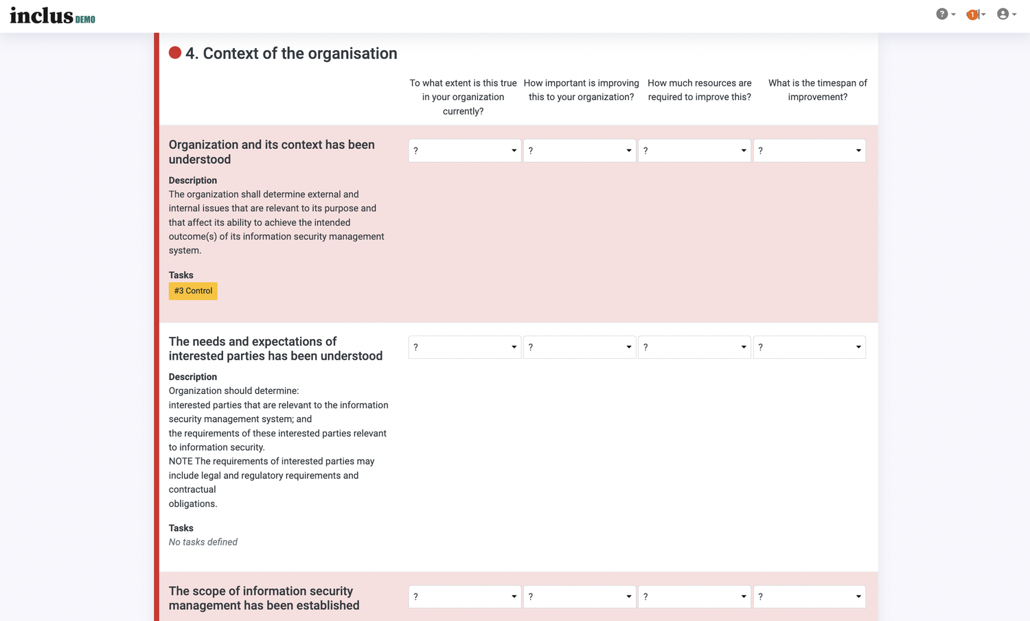 ISO 27001 Related Templates — Inclus