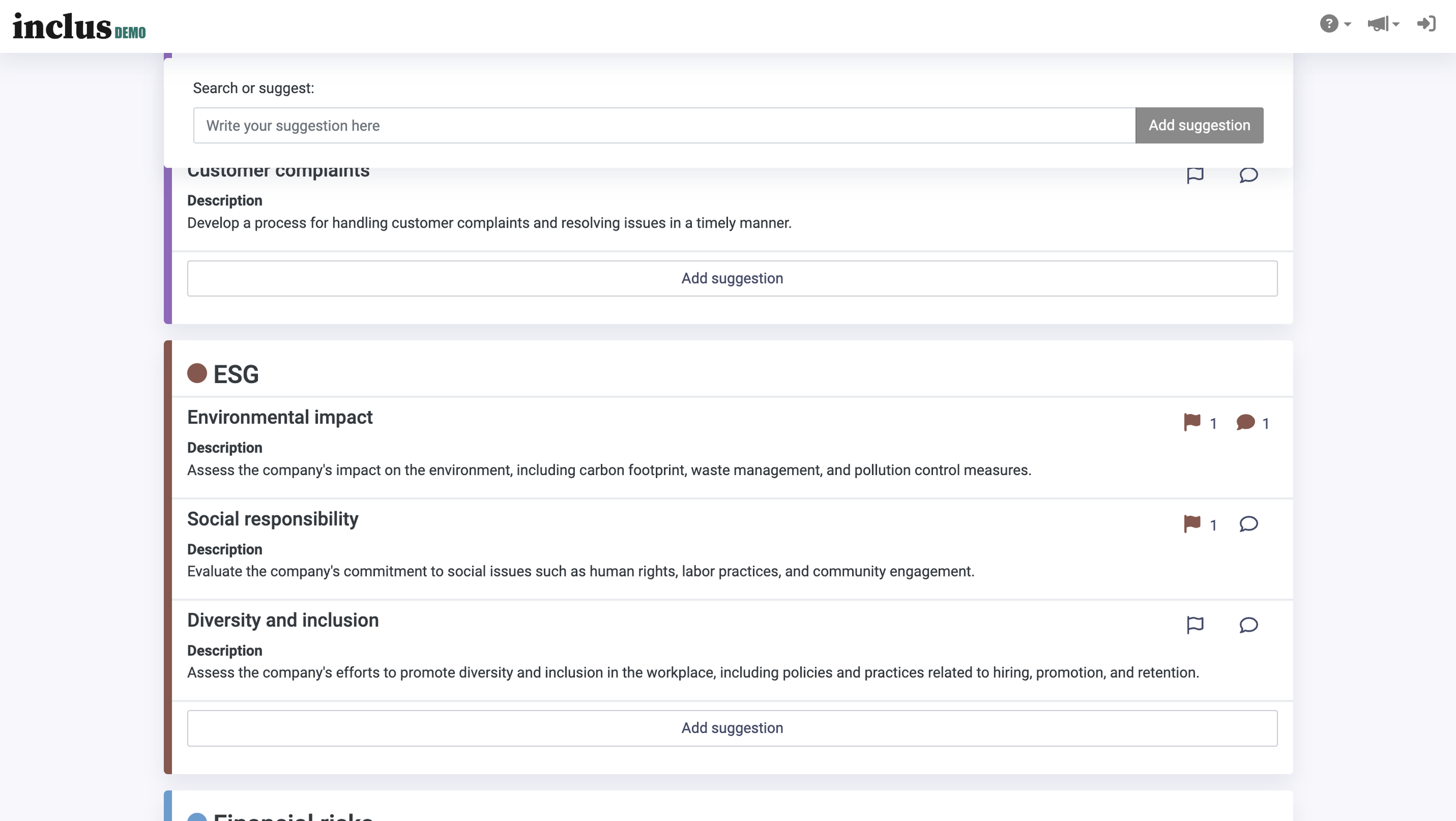 Inclus six principles — Inclus