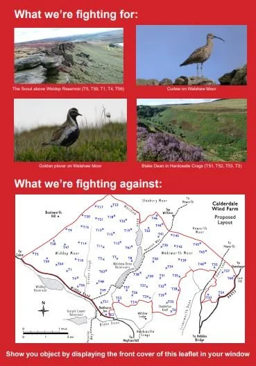 Our Campaign — Stop Calderdale Wind Farm