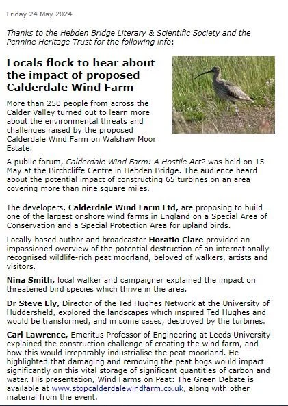 Our Campaign — Stop Calderdale Wind Farm