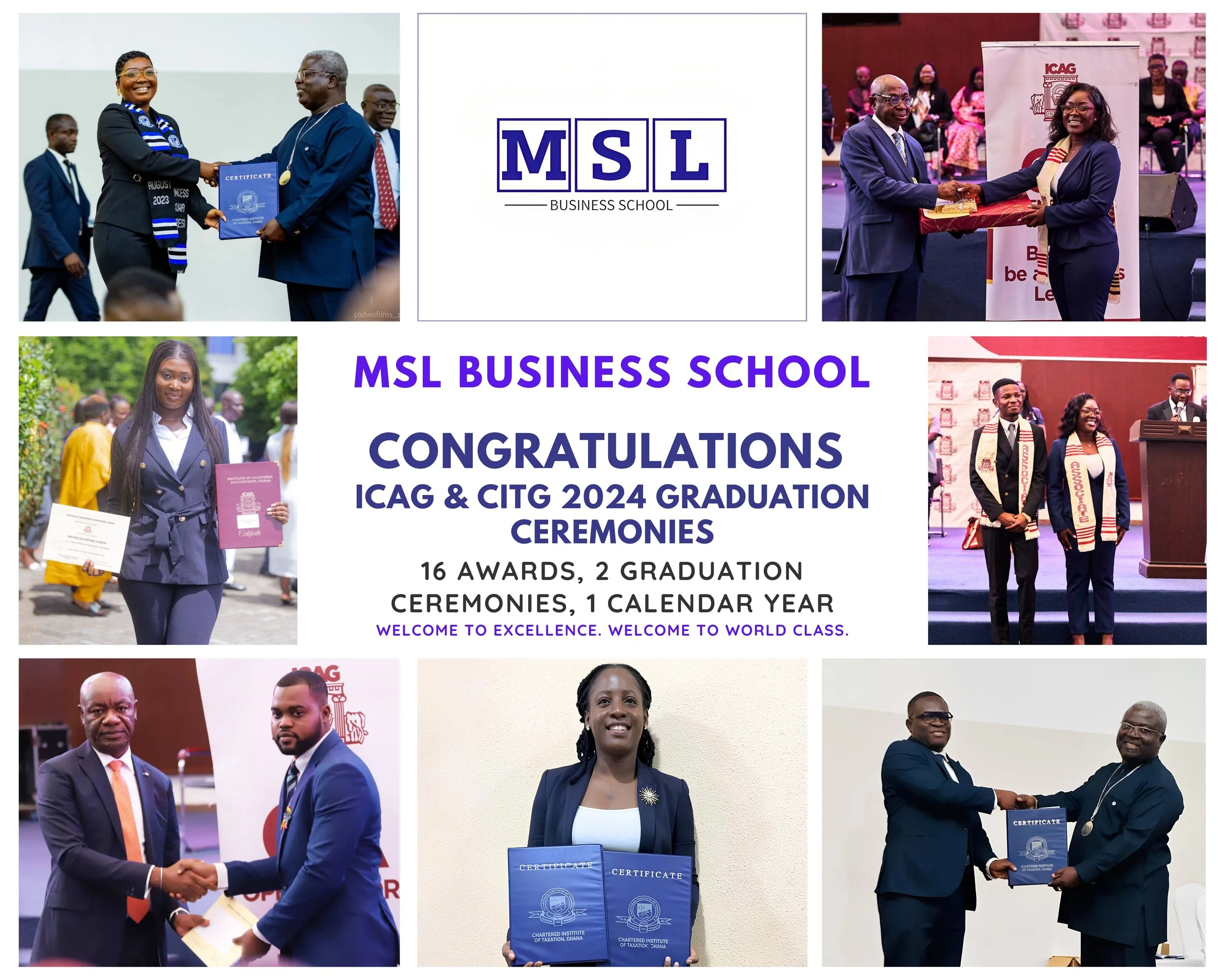 Awards & Recognition — MSL Business School