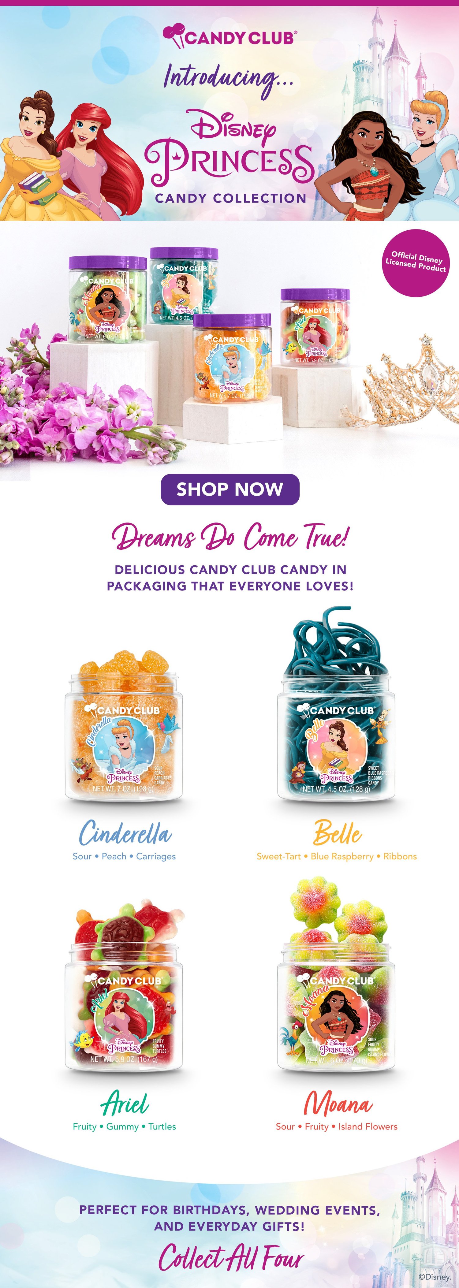 Candy Club: Disney Princess Collection — KRISTEN DUNN