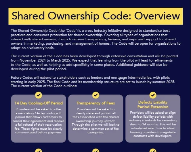 Shared Ownership Code | The Shared Ownership Council