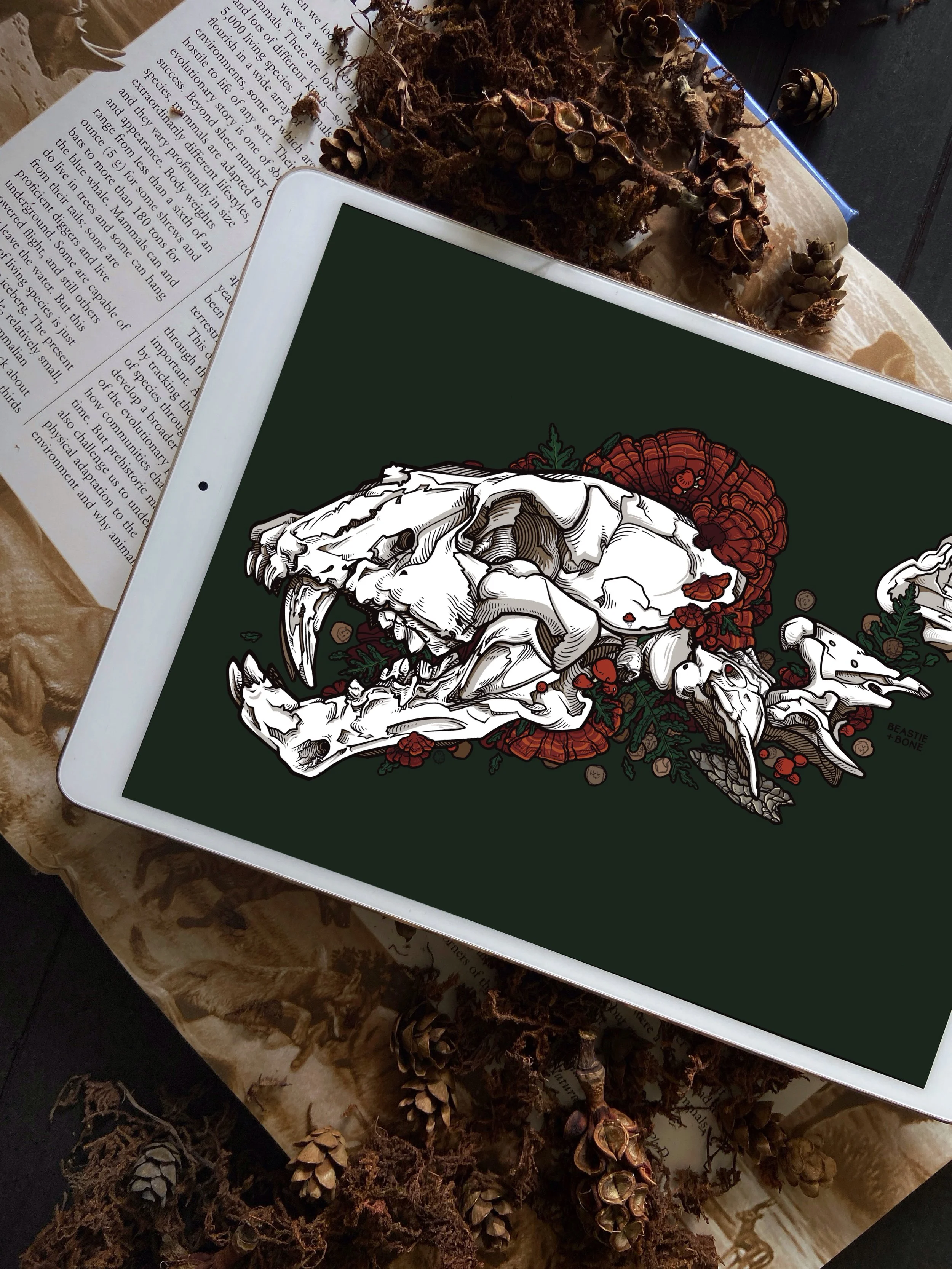 Dark and Hopeful Art — Beastie and Bone