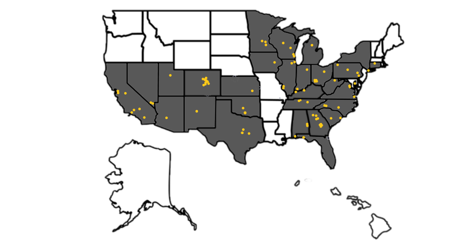 Customer Map — The Curious CSI Trading Company