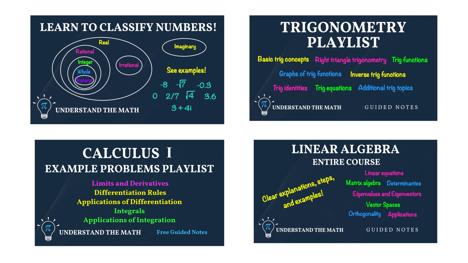 Understand The Math Videos Clear Explanations And Step By Step