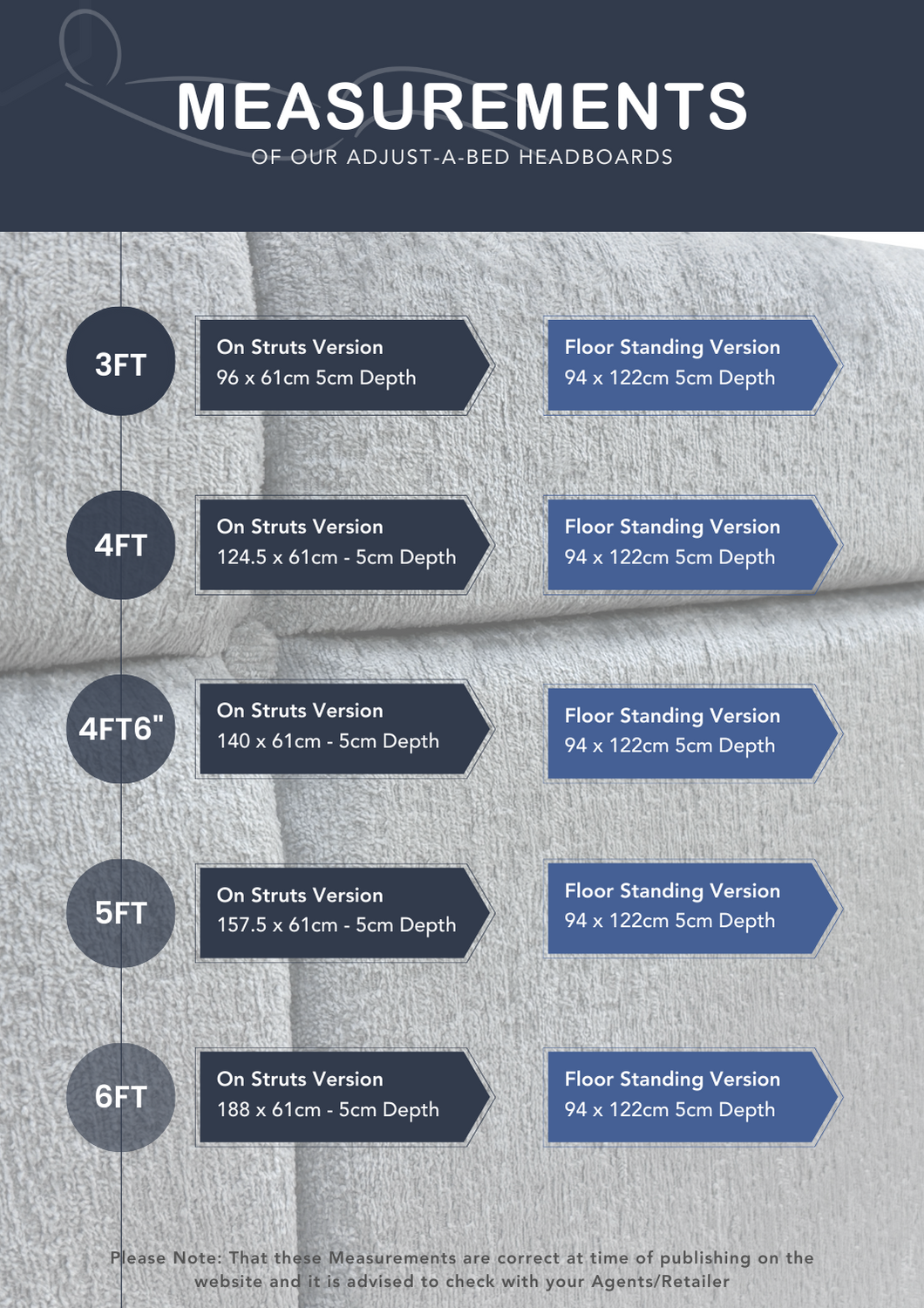 Headboard Range your Adjust-A-Bed — ADJUST-A-BED