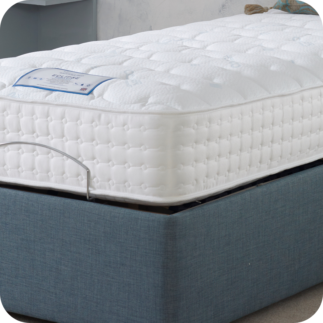 Eclipse has a unique two-sided mattress, helping temperature control ...