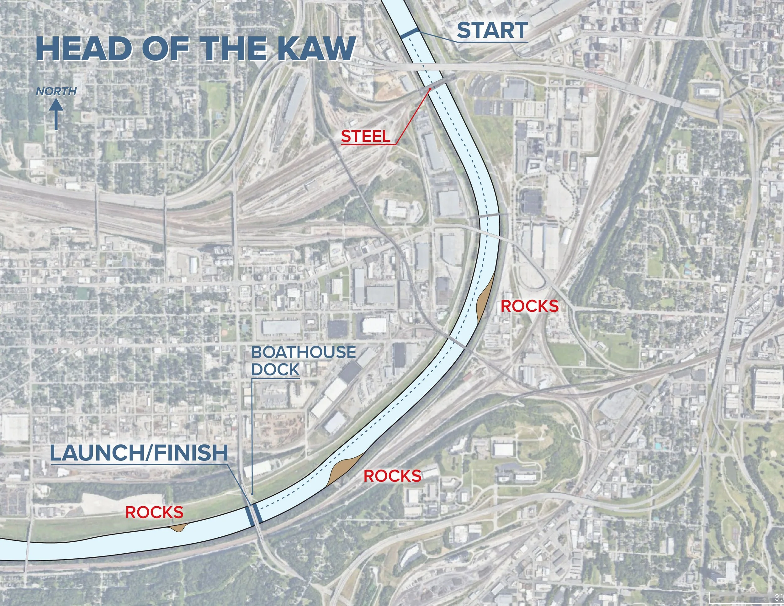 map of the kansas river