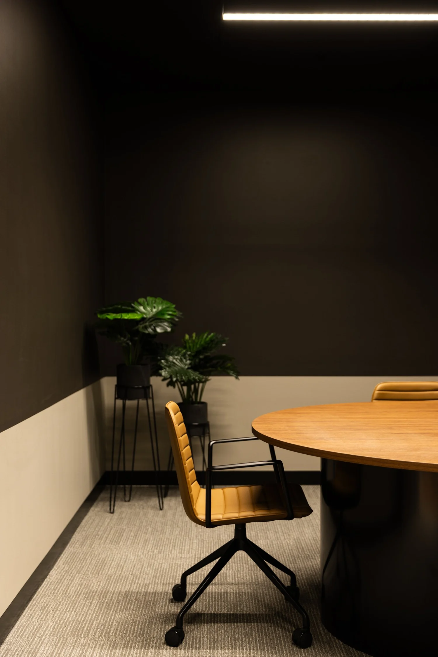 Mars United Australia's dark and atmospheric office fitout — Sheldon ...